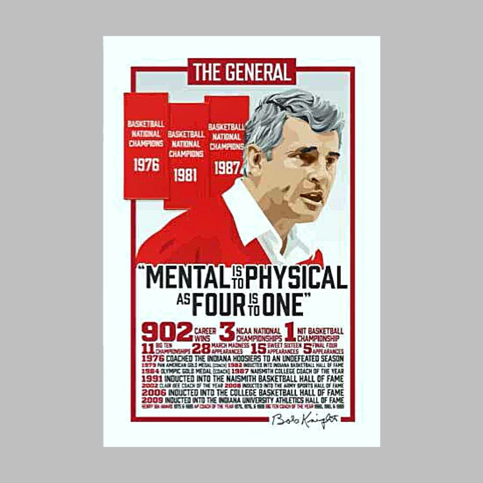 The Numbers Poster - Knight Legacy